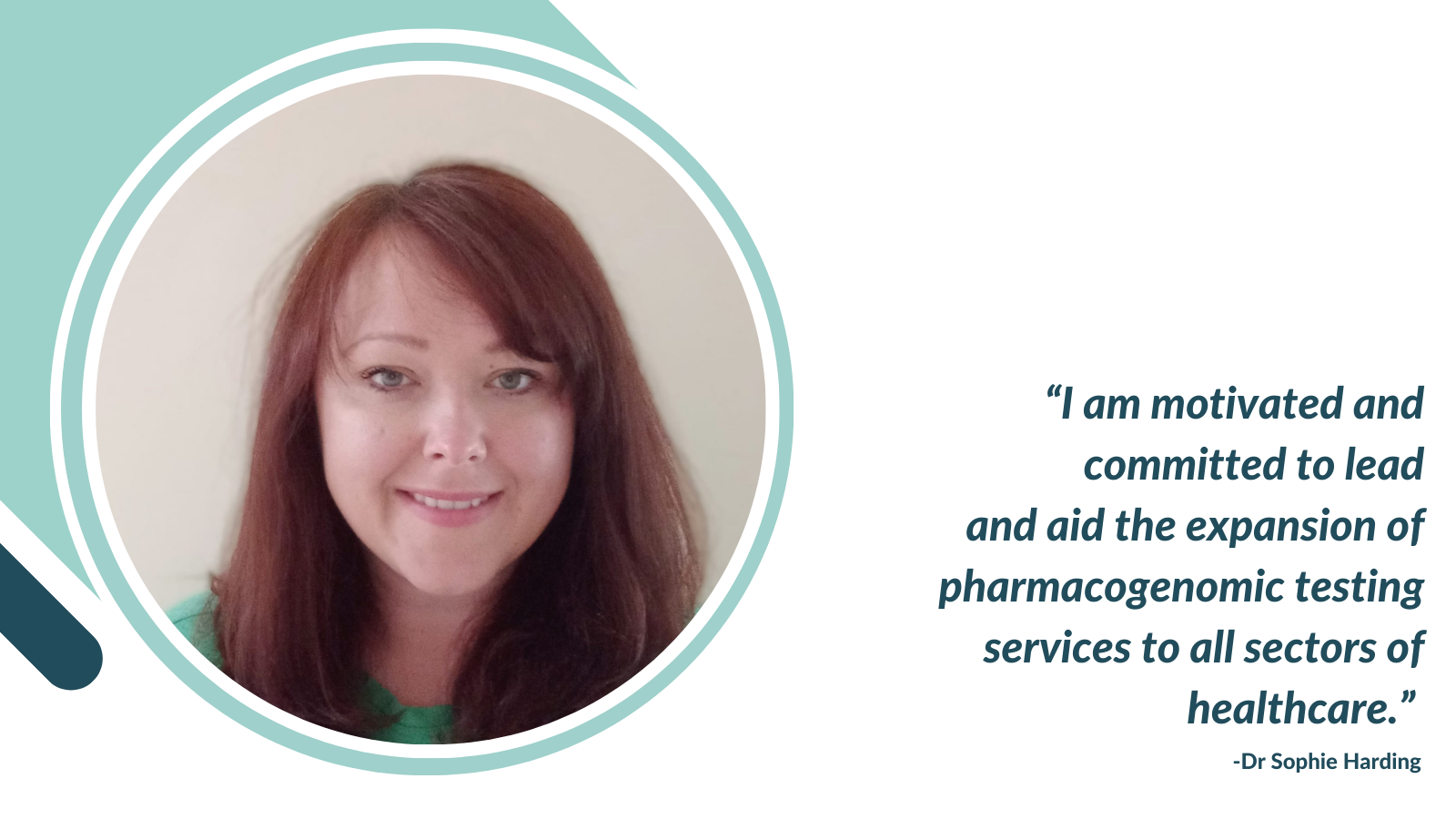 Dr Sophie Harding begins new role as Consultant Pharmacist for Genomics ...